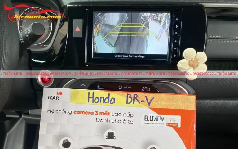 Nâng Cấp Honda BR-V Bằng Camera 3 Mắt Icar Y5 Premium