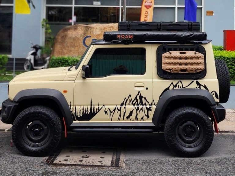 Dán Decal Suzuki Jimny Lột Xác Xế Yêu Trong Nháy Mắt