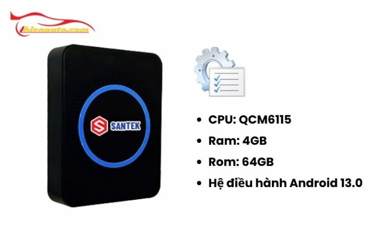 Android Box Santek ST300 Lắp đặt Chính Hãng Giá Tốt 2025